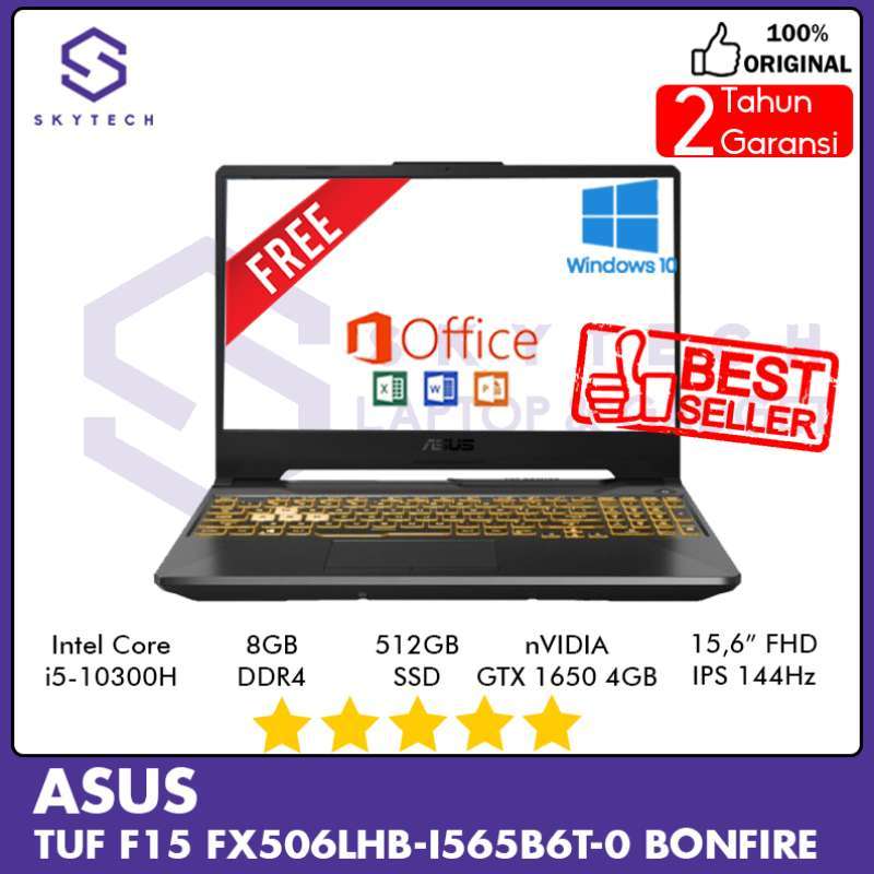 Jual Laptop Gaming Asus Tuf Dash F15 Fx506lhb I565b6t-o Intel I5 10300h ...