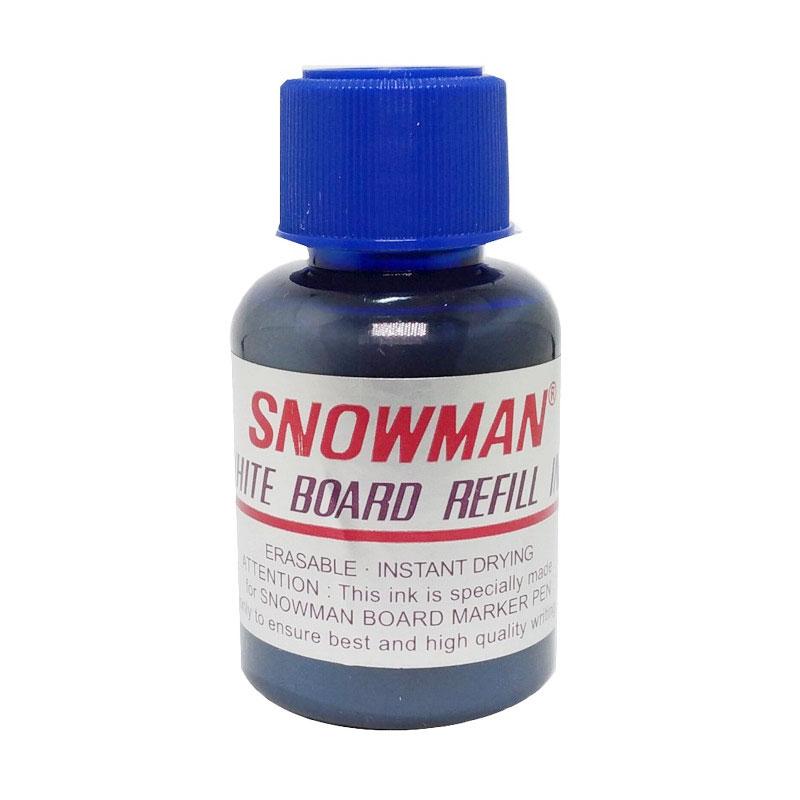 Promo Snowman Refill Ink for White Board Marker - Biru [1 pack] Diskon ...
