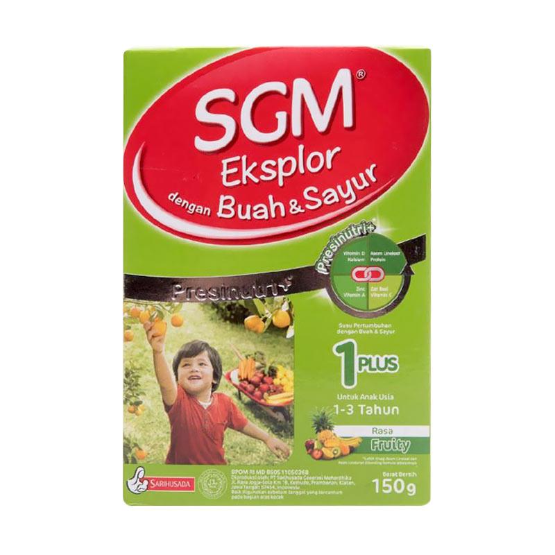 Jual SGM Eksplor 1+ Presinutri Buah & Sayur Susu Formula [150gr] di ...