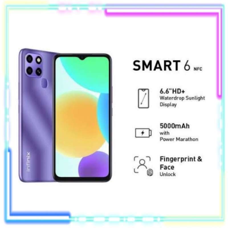 Jual Infinix Smart 6 Nfc 2/32gb Garansi Resmi Indonesia Di Seller Toko ...