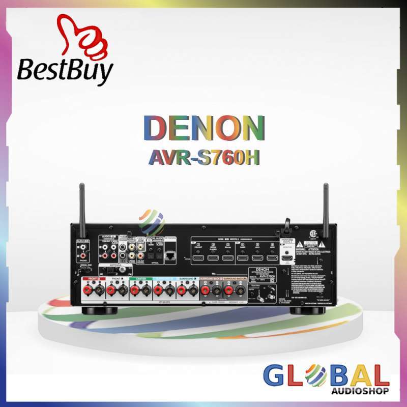 Jual Denon Avrs760h Amplifier Av Receiver Dolby Atmos 7.2 Ch Avr-s760h ...