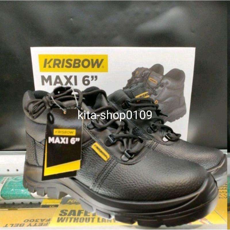 Jual Krisbow Sepatu Safety Maxi 6 Inchi Safety Shoes Sepatu Pengaman ...