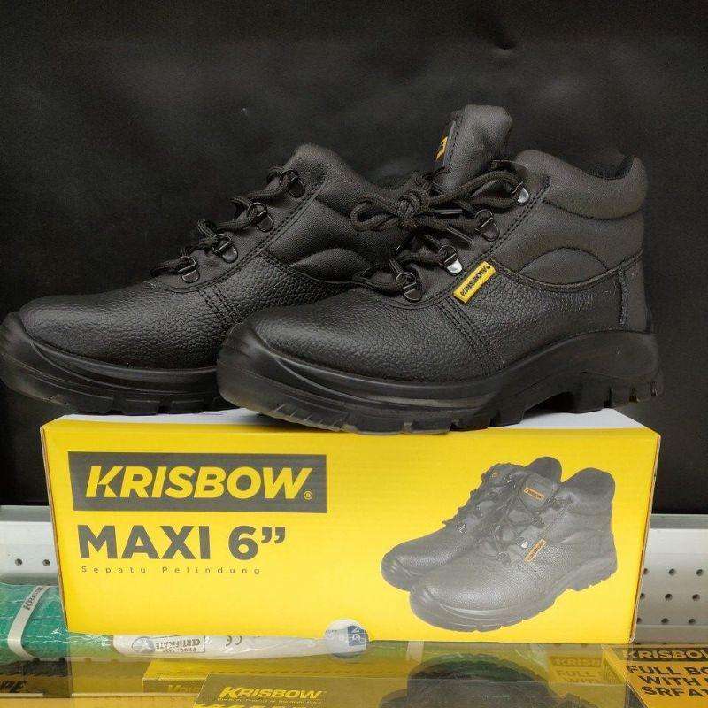 Jual Krisbow Sepatu Safety Maxi 6 Inchi Safety Shoes Sepatu Pengaman ...