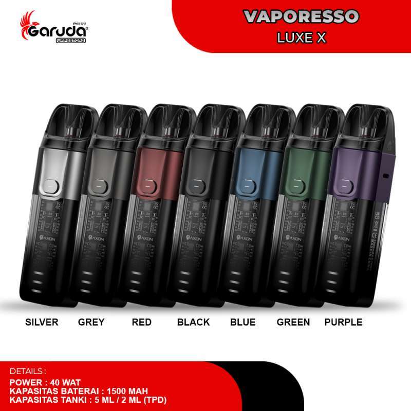 Jual Luxe X Pod Kit By Vaporesso 100% Authentic - RED di Seller Garuda ...