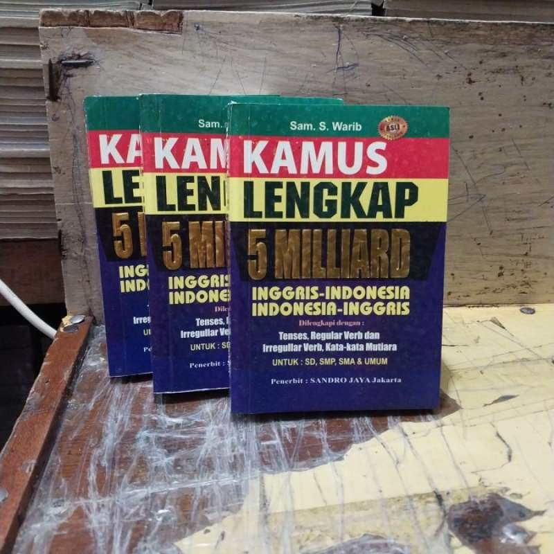 Promo KAMUS LENGKAP INGGRIS 5 MILYARD KECIL Diskon 25% di Seller Pintar ...