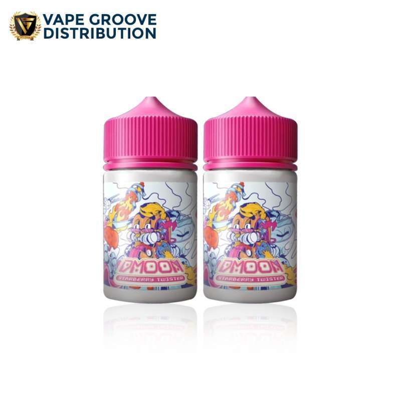 Jual LIQUID DMOON V2 STRAWBERRY TWISTER LIQUID D'MOON STRAWBERRY 60ML ...