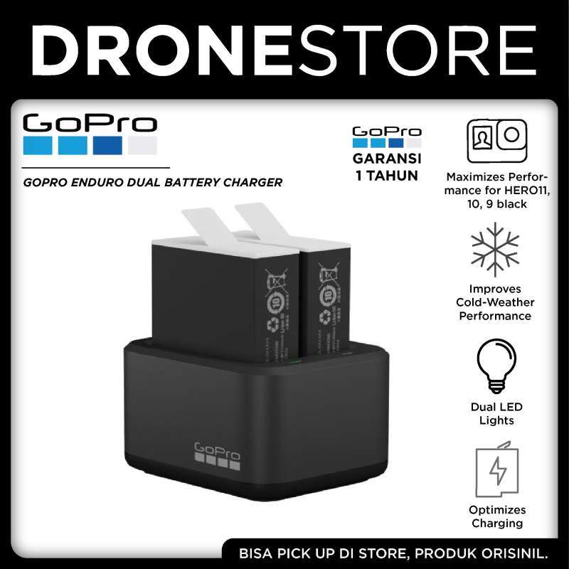 Jual Gopro Enduro Dual Battery Charger Original Garansi Resmi Di Seller ...