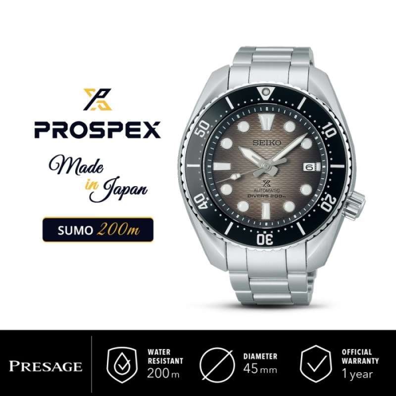 Jual Seiko Prospex Sea Automatic SPB323J1 Sumo Divers 200m Stainless ...
