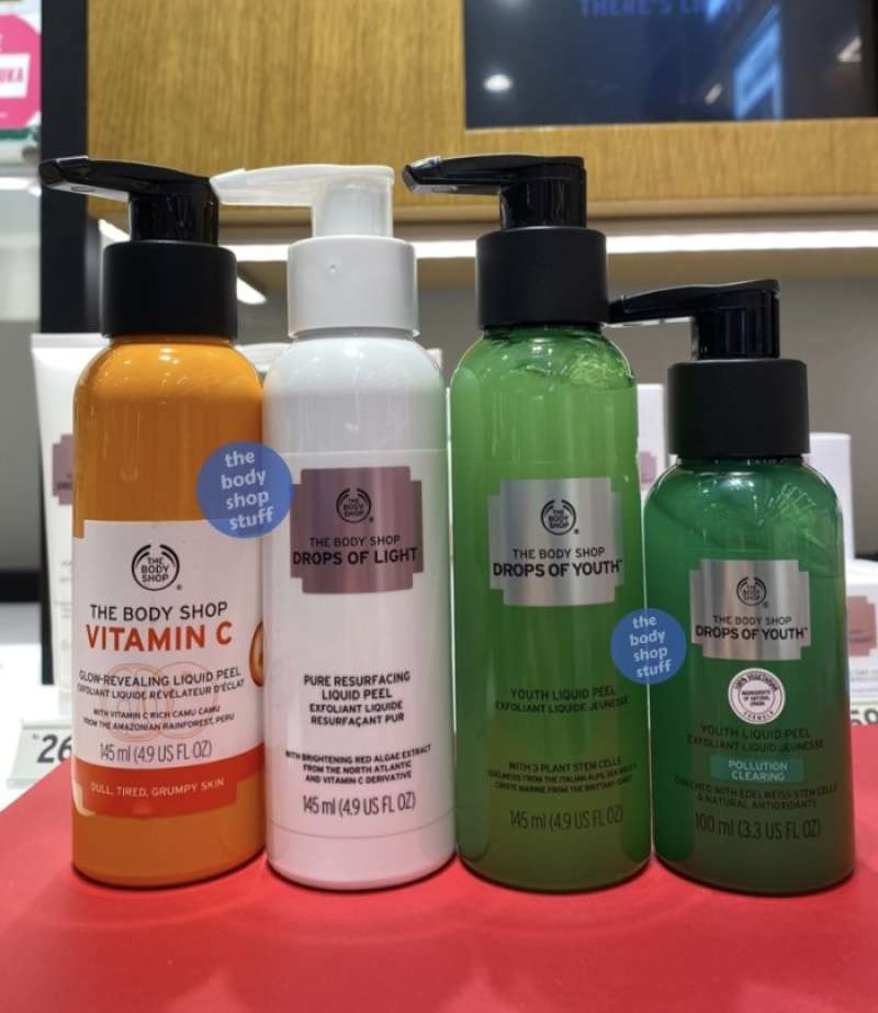 Jual The Body Shop Liquid Peel Drops of Light Drops of Youth Vitamin C ...