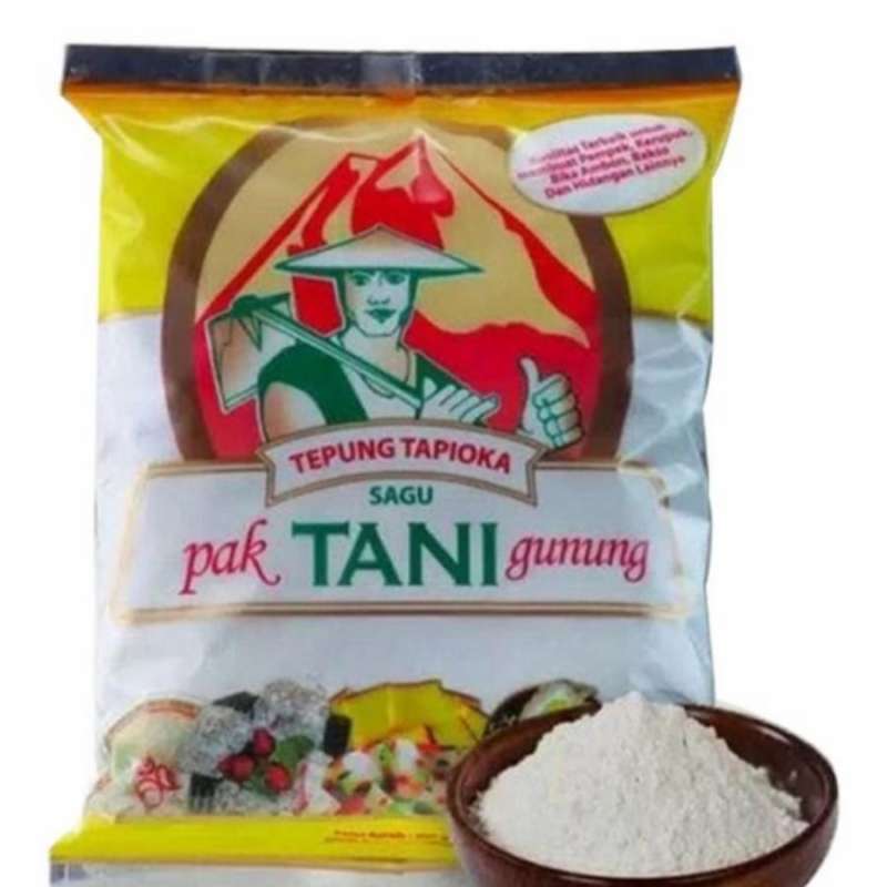 Jual Tepung Tapioka / Sagu Cap Pak TANI Gunung(500gr ) di Seller TOKO ...