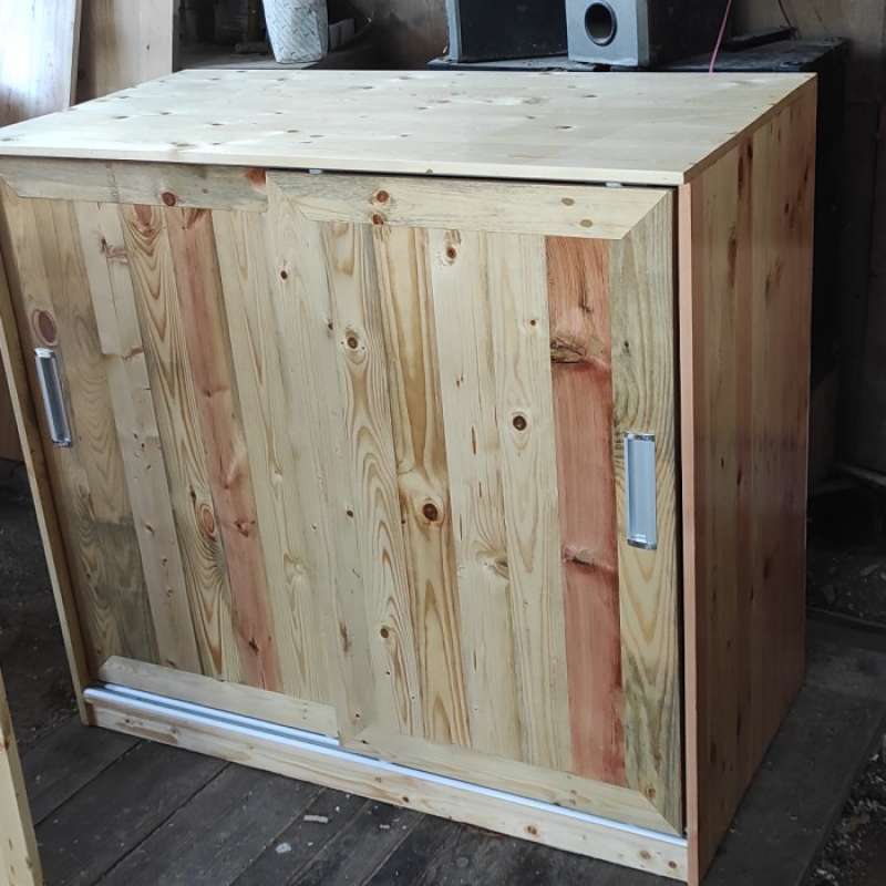 Promo Lemari Pintu Sliding/kayu jati belanda/jatilondo/pinus Diskon 50% ...