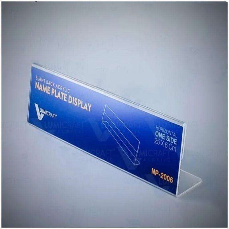 Jual Acrylic Label Display Akrilik Tempat Brosur Kartu Nama 25 X 6cm Di ...
