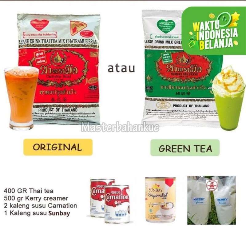 Jual [jne] Paket Thai Tea / Green Tea - Thai Tea Ori Di Seller Okgrosir ...
