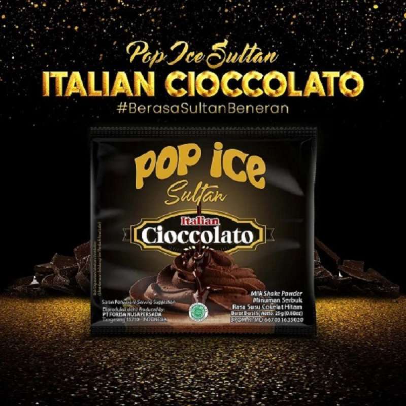 Promo Pop Ice Sultan Italian Cioccolato [25gr x 10pcs] Diskon 16% di ...