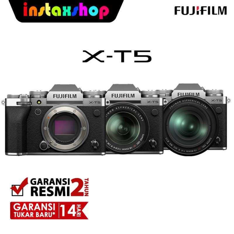 Promo INSTAXSHOP FUJIFILM X-T5 XT5 Mirorless Silver Diskon 2% di Seller Instaxshop Official ...