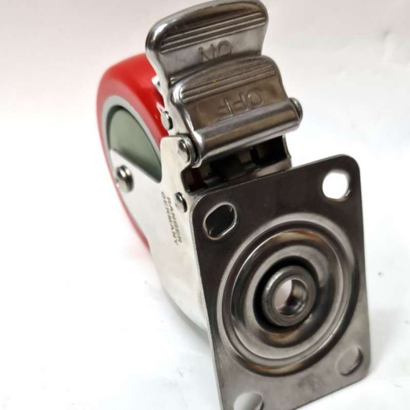 Promo Roda Stainless Ranger Germany Pu 4 Inch Sus 304 (putar+rem ...