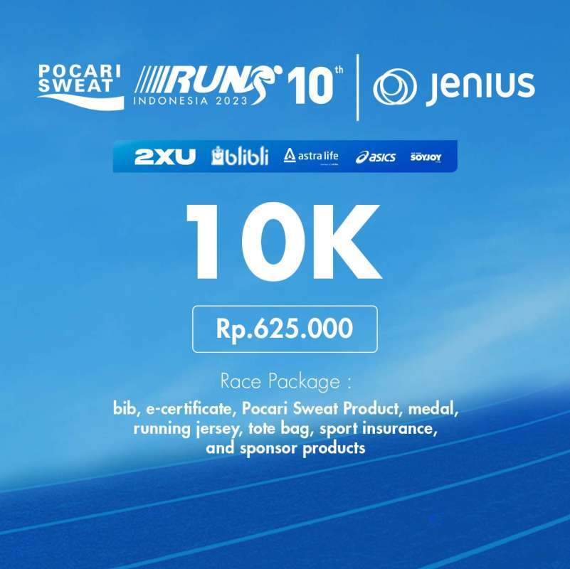 Jual 10K [Recreate] di Seller POCARI SWEAT RUN INDONESIA 2023 - Merdeka ...