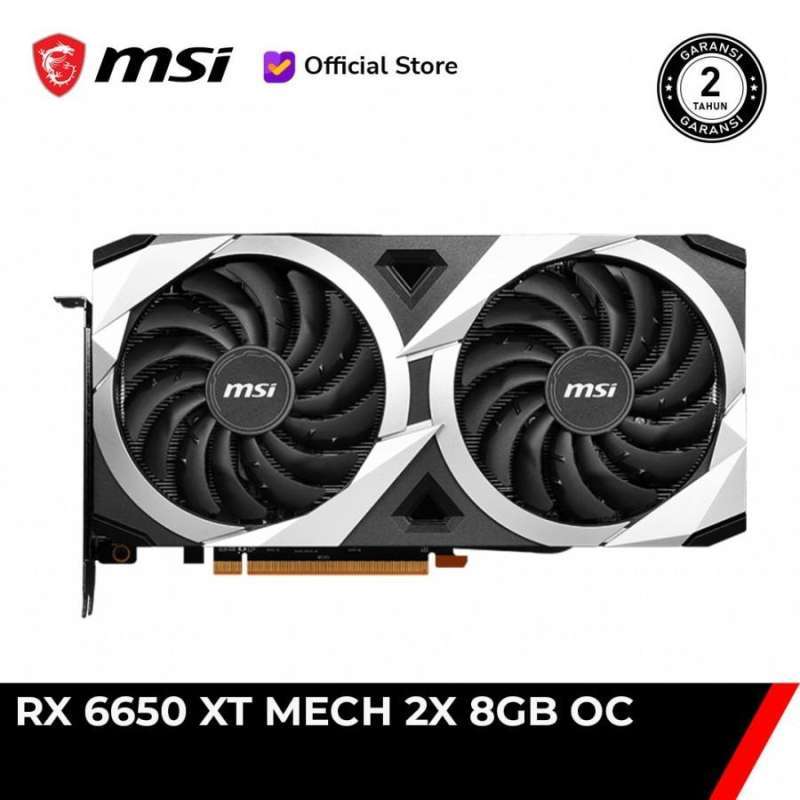 Jual MSI Radeonâ ¢ RX 6650 XT MECH 2X 8GB OC GDDR6 128-bit [GPU] di ...