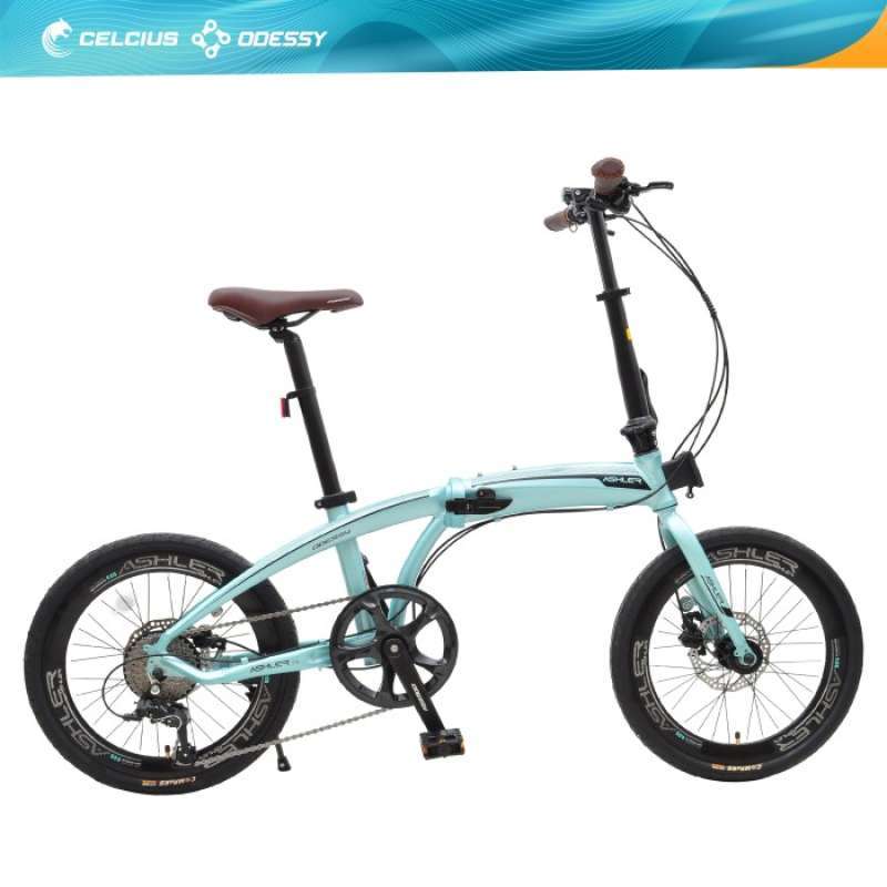 Promo Sepeda Lainnya Sepeda Lipat Odessy Ashler - 9 Speed Biru Harga ...