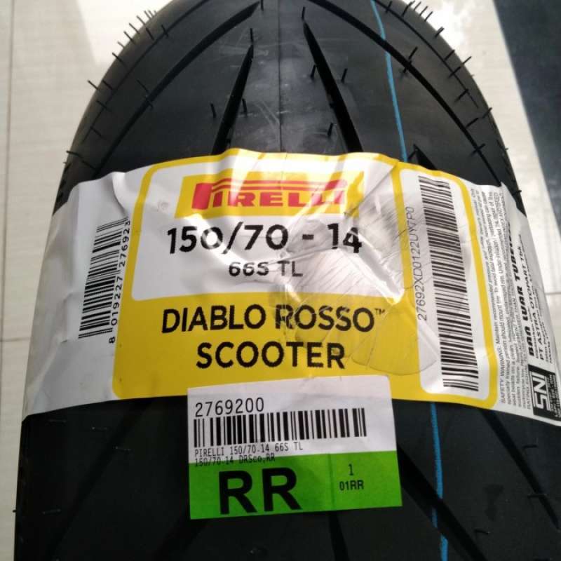 Jual Ban Xmax Aerox Forza Ukuran 150/70-14 Pirelli Diablo Rosso Scooter ...