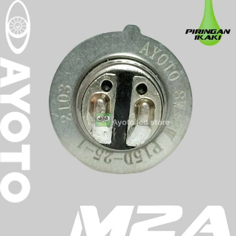 Promo Lampu depan led motor AYOTO M2A H6 AC DC motor matic bebek socket ...