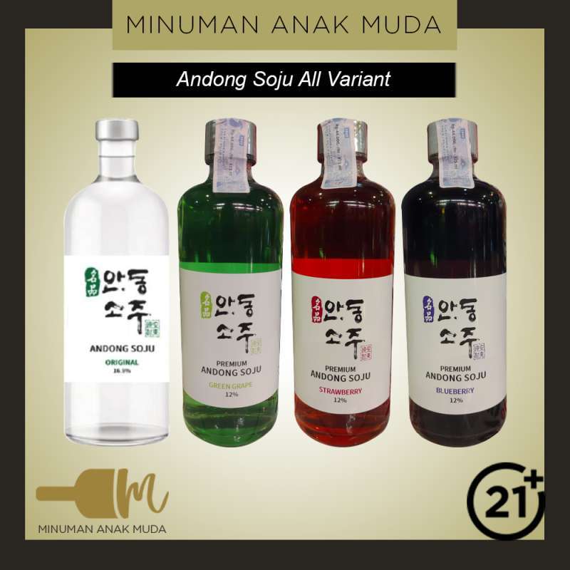 Jual Andong / An Dong Soju All Variant Rasa 375ml di Seller Minuman Anak Muda Official Store ...