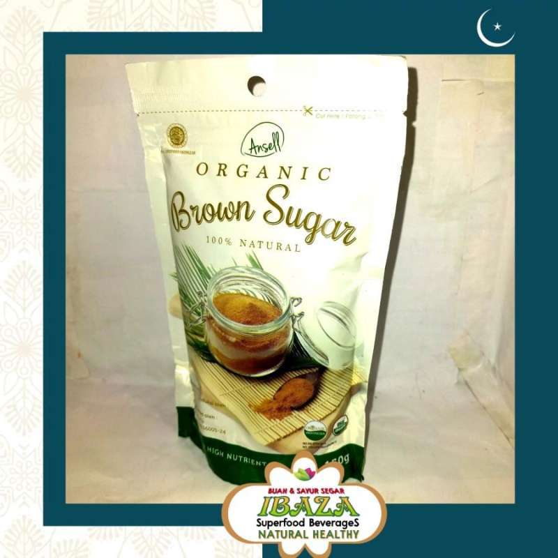 Jual Organic Brown Sugar 150 gram Powder Gula Semut di Seller IBAZA ...