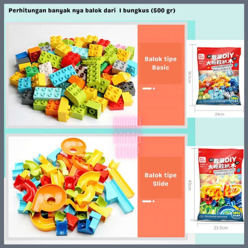 Jual Diy Blocks Balok Bricks Balok Besar Compatible Balok - Basic Blocks Di Seller Regans Store ...