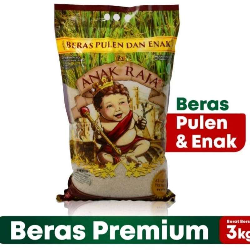 Jual Beras Anak Raja Premium 3kg Di Seller Frestive Supermarket Kemang - Bangka, Kota Jakarta ...