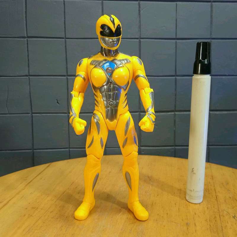 Jual Mainan Action Figure Yellow Ranger Mmpr Mighty Morphin Power ...