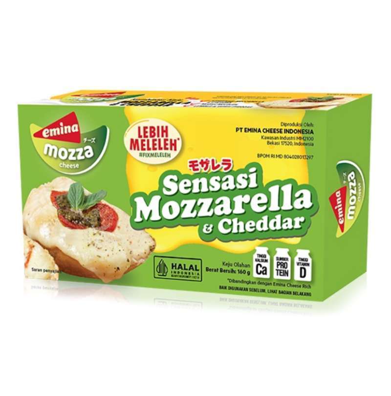 Jual Emina Block Cheese Mozza 160 Gram Di Seller Dunia Chiko - Kebon ...