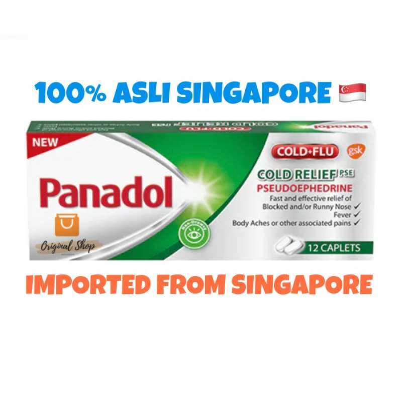 Jual Panadol Cold Relief Pse Cold+flu (1 Box/12 Caplets) Di Seller Anes ...