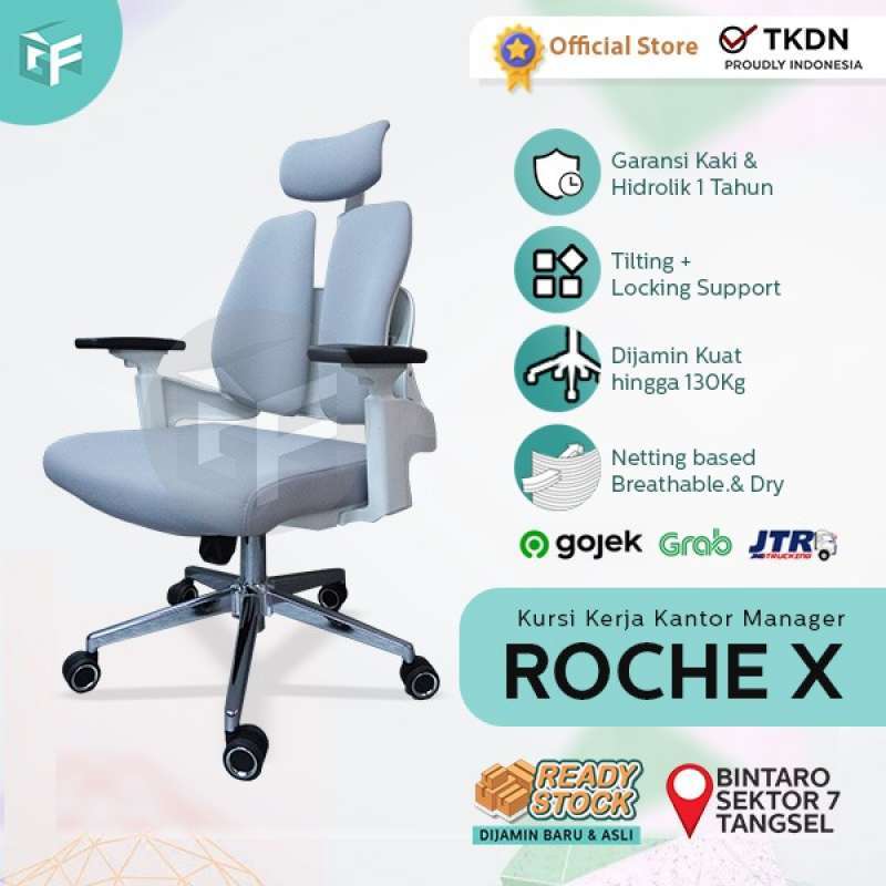 Jual Kursi Kerja Kursi Kantor Premium Office Chair - Roche X di Seller GUDANG FURNITURE - Pondok ...