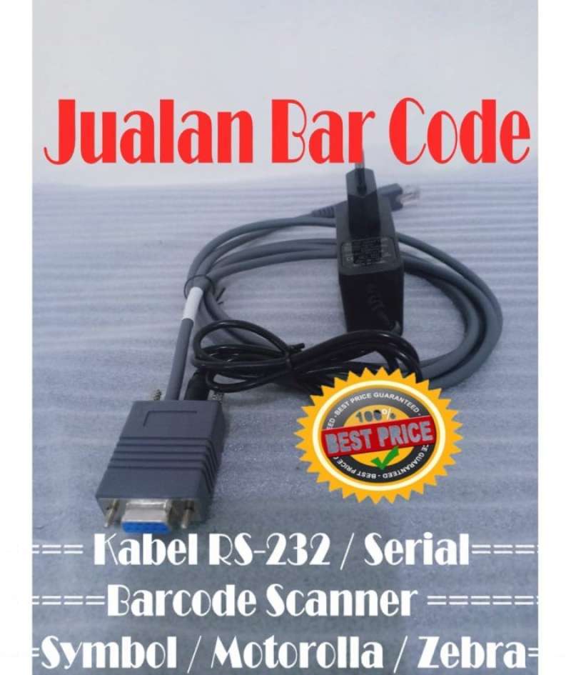 Promo Kabel Rs-232 Barcode Scanner Symbol / Motorolla / Zebra Diskon 16 ...