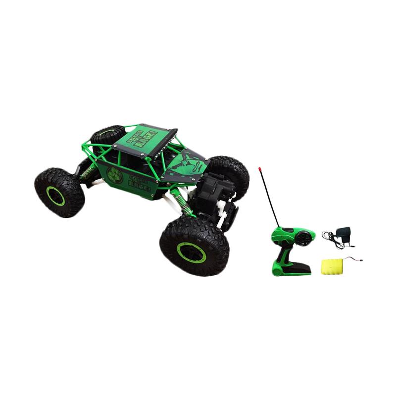 Jual Mainan Remote Control rock Crawler hero car 4WD Hulk - Hijau di ...
