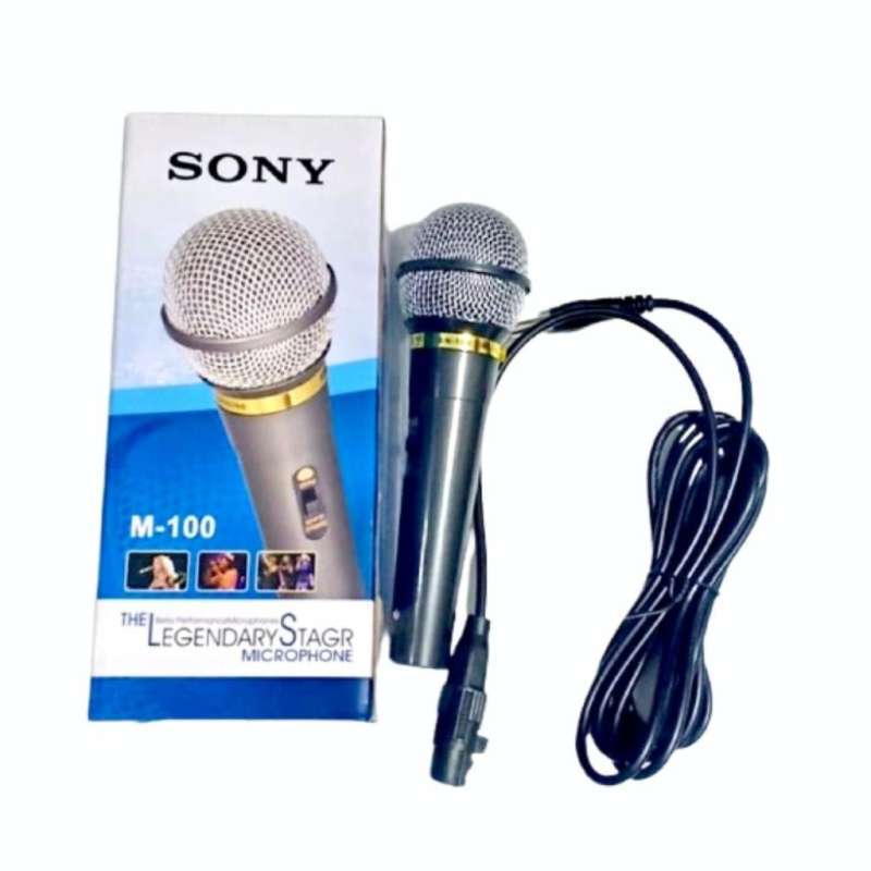 Jual Sony M100 Mic Vocal Microphone Karaoke Mikrofon Kabel di Seller BB ...