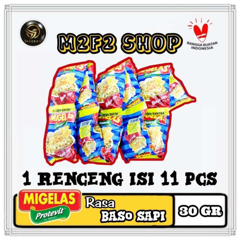 Promo Migelas Protevit Mi Seduh Kuah Rasa Baso Sapi - 30 gr (Kemasan ...