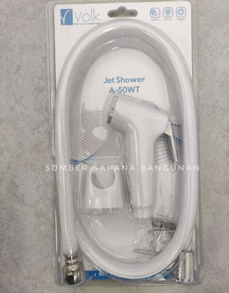 Promo Jet Washer Volk Putih / Jet Shower / Bidet Toilet - Chrome ...