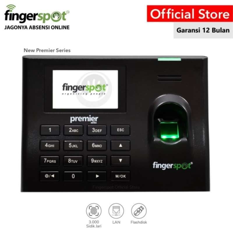 Jual Fingerspot New Premier Series - Mesin Absensi Sidik Jari ...