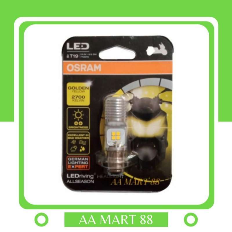 Jual Osram Led T19 M5 K1 Lampu Motor Kuning Plug N Play - Kuning Di ...