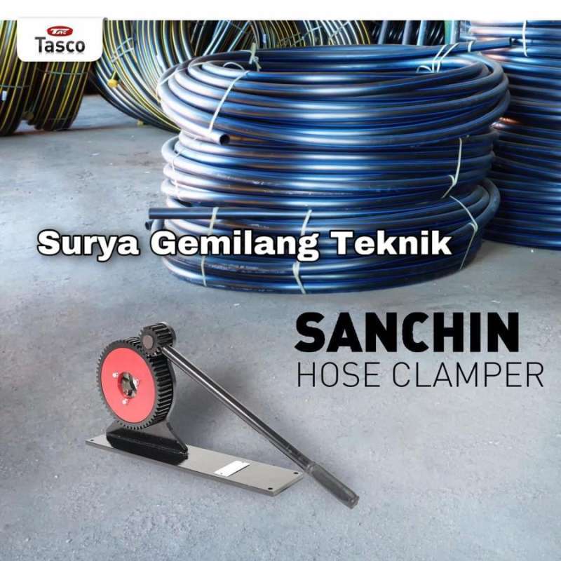 Jual Alat Press Selang Sanchin Hose Clamper / Mesin Press Selang Manual ...