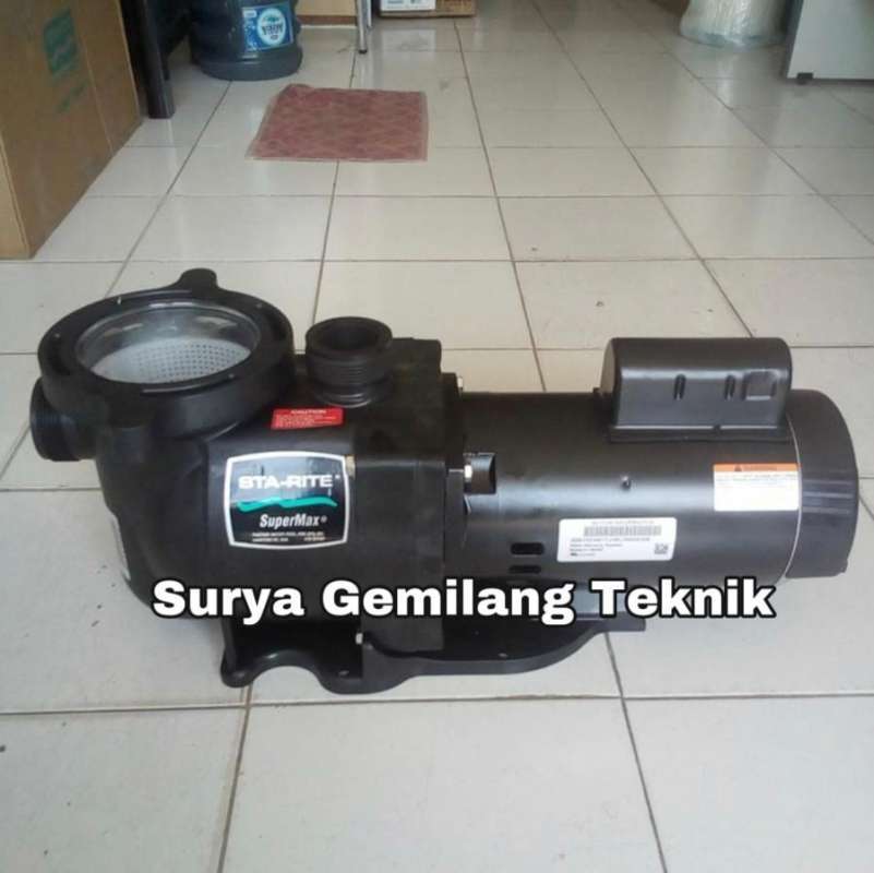 Jual Pompa Starite 1,5HP Supermax Mesin Pompa Kolam Renang Sta-rite USA ...