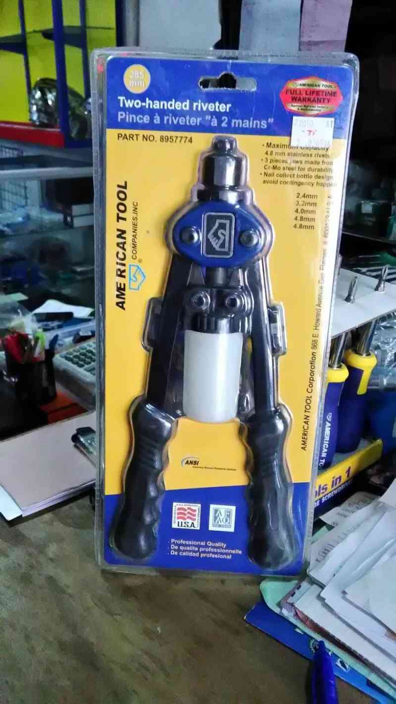 Jual Tang rivet 2 tangan/two-hand riveter /american tools di Seller ...