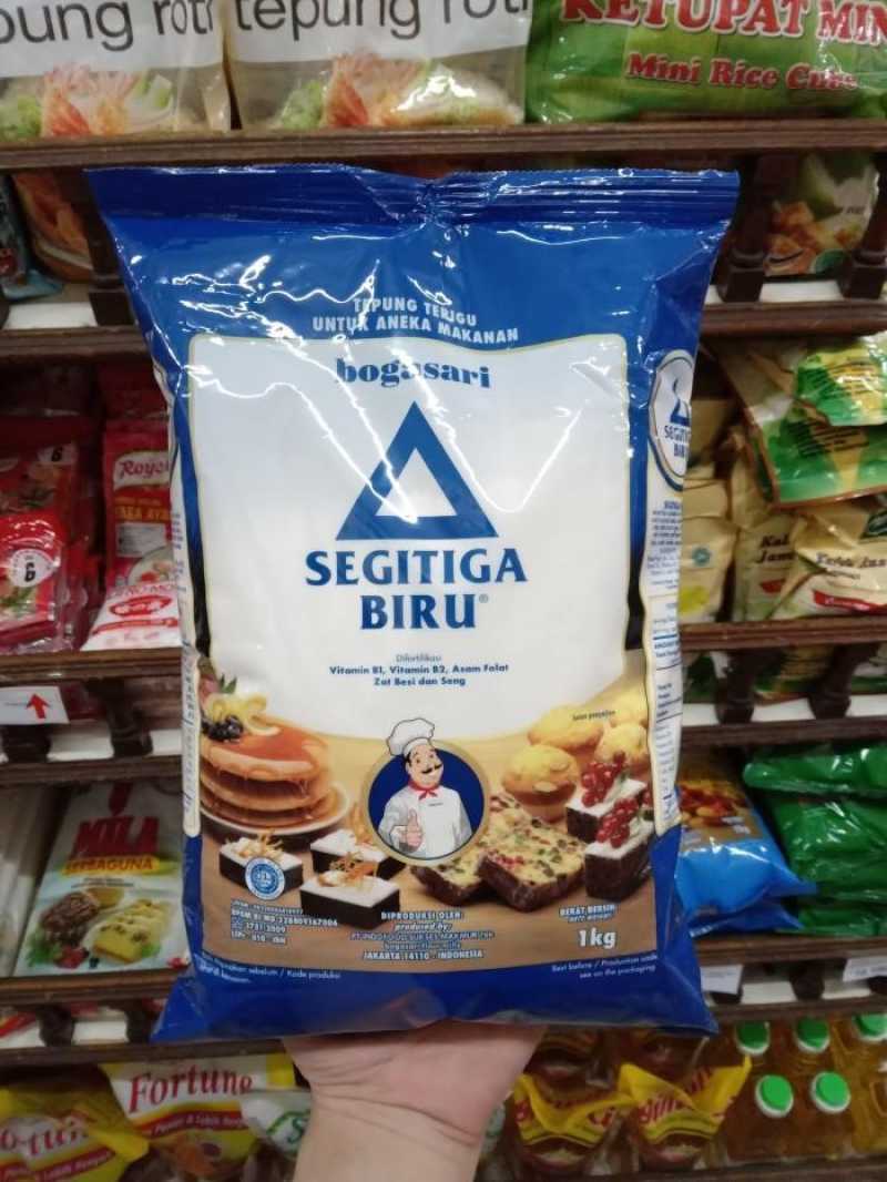 Jual BOGASARI TEPUNG TERIGU SEGITIGA BIRU 1 kg di Seller Adam Dani Mini ...