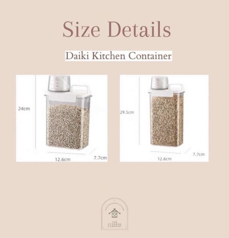 Jual Tsc Daiki/toples Makanan Kering,cereal+measuring Cup/container ...