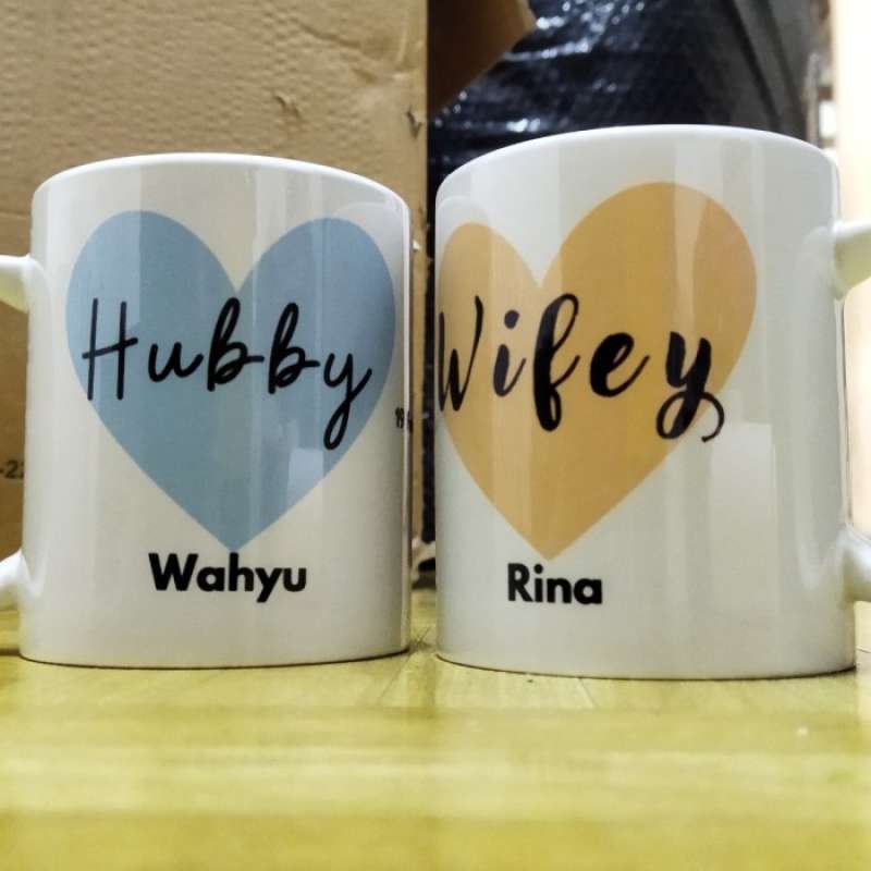 Promo Cetak Mug Custom Premium Desain Love Couple Gelas Mug Import ...