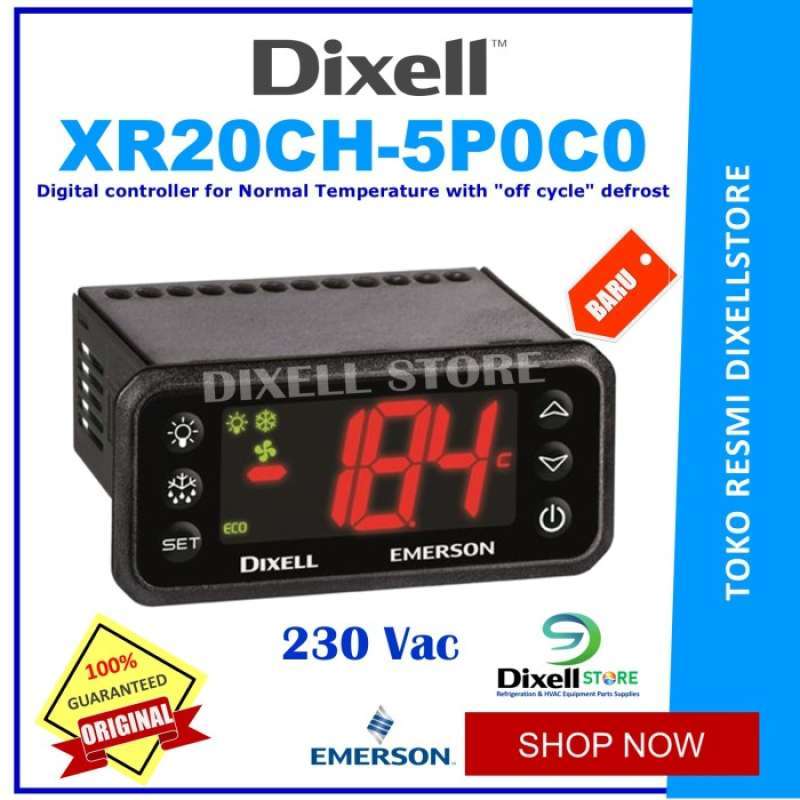 Promo Dixell XR20CH-5P0C0 + 1PTC Probe 230Vac Digital Controller ...