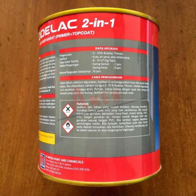 Jual Nippon Paint Bodelac 2in1 Matt 1kg - Snow White / Cat Anti Karat ...