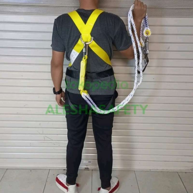 Jual Full Body Harness Double Hook + Absorber Merk Excellent Di Seller ...