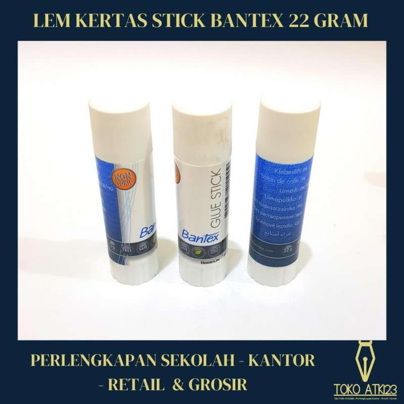 Jual Lem Kertas Stick Merk Bantex 22 gram di Seller Toko ATK123 - Ploso ...